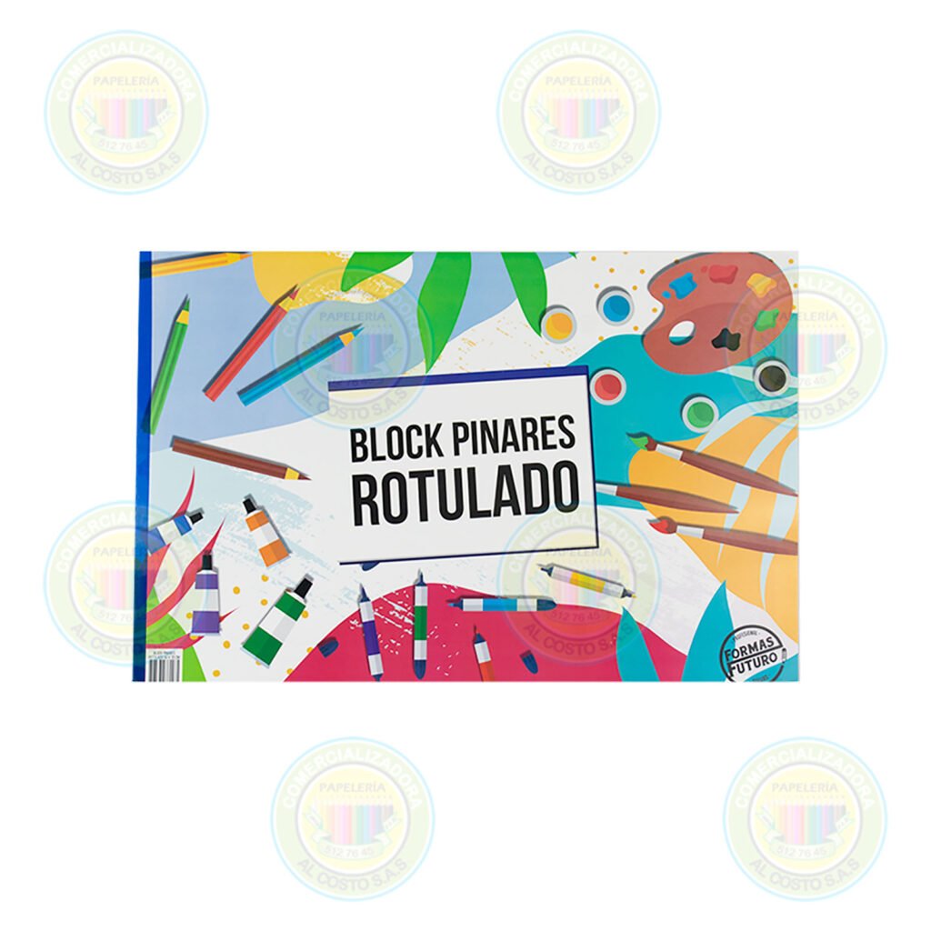 Block pinares rotulado. l Comercializadora Papelería Al Costo